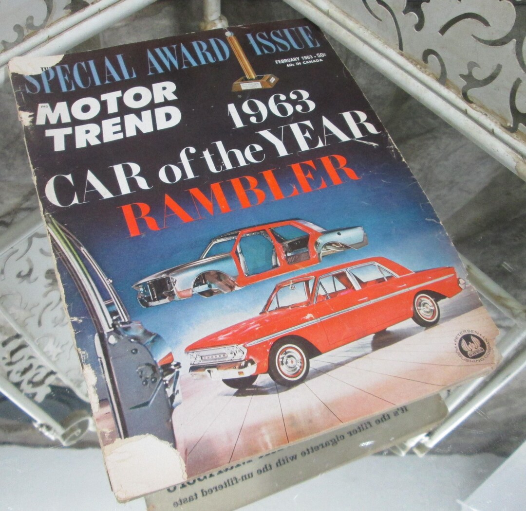 Vintage Motor Trend Magazine, February 1963, Rambler, Car of the Year ...