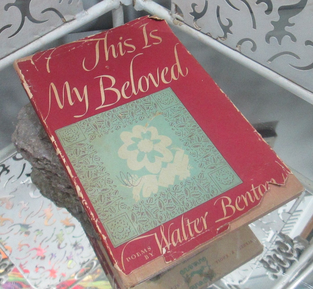 Vintage Poetry Book This is My Beloved by Walter Benton - Etsy