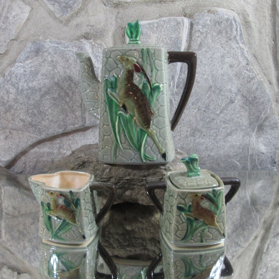 Vintage L. Batlin & Sons Leaping Antelope Tea Set | Etsy