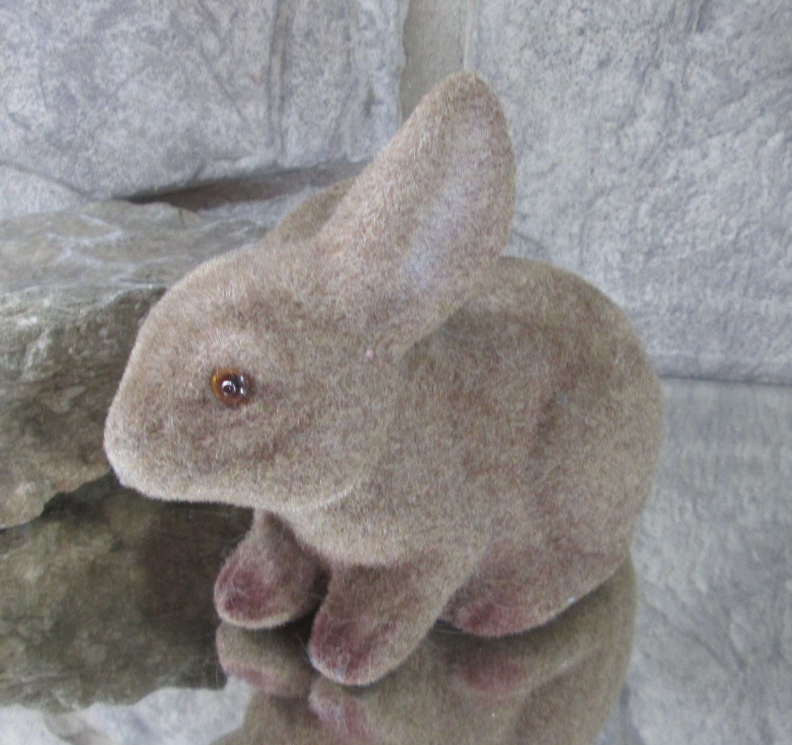 Vintage Mohair Rabbit Bank - Etsy