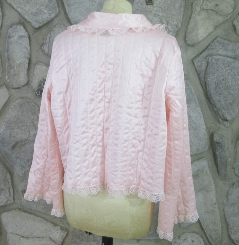 Vintage Impressions Pink Quilted Bed Jacket - Etsy