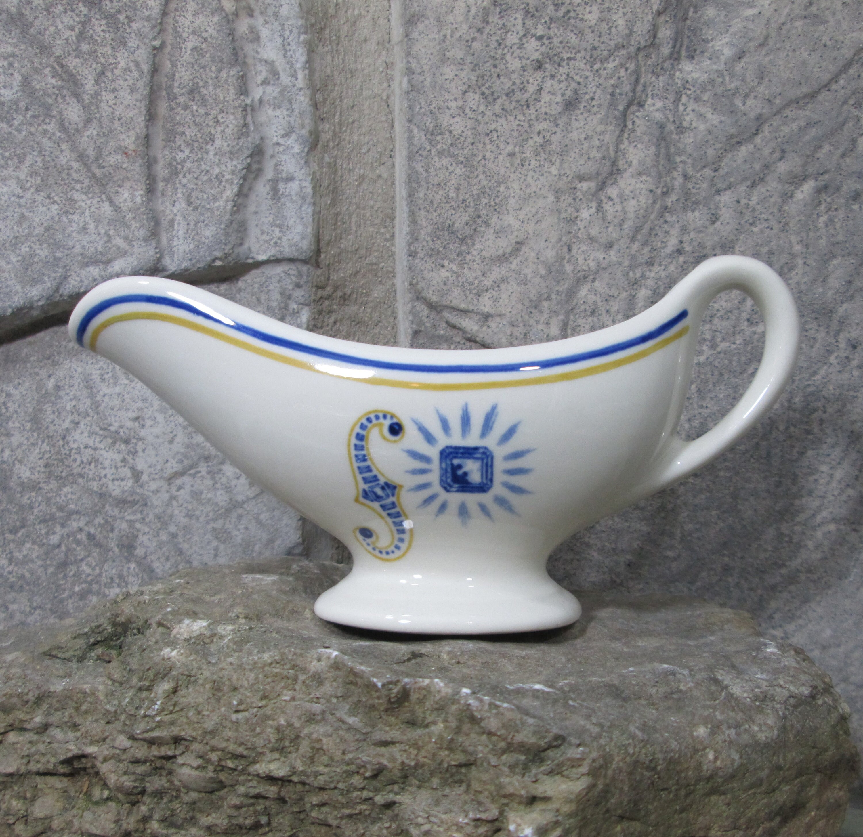 Vintage Walker China Restaurant Ware Sapphire Room Gravy Boat - Etsy ...