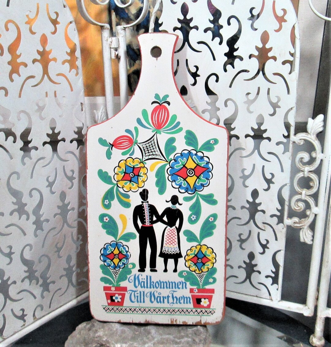 Vintage Swedish Design Cutting Board - Etsy