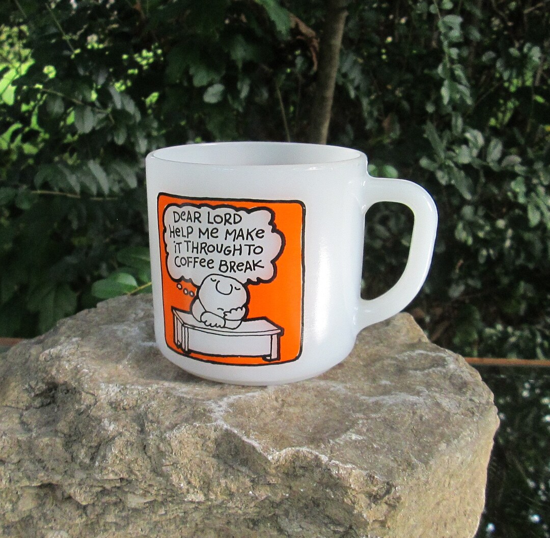 Vintage Ziggy Coffee Mug, Federal Glass, 1977 - Etsy