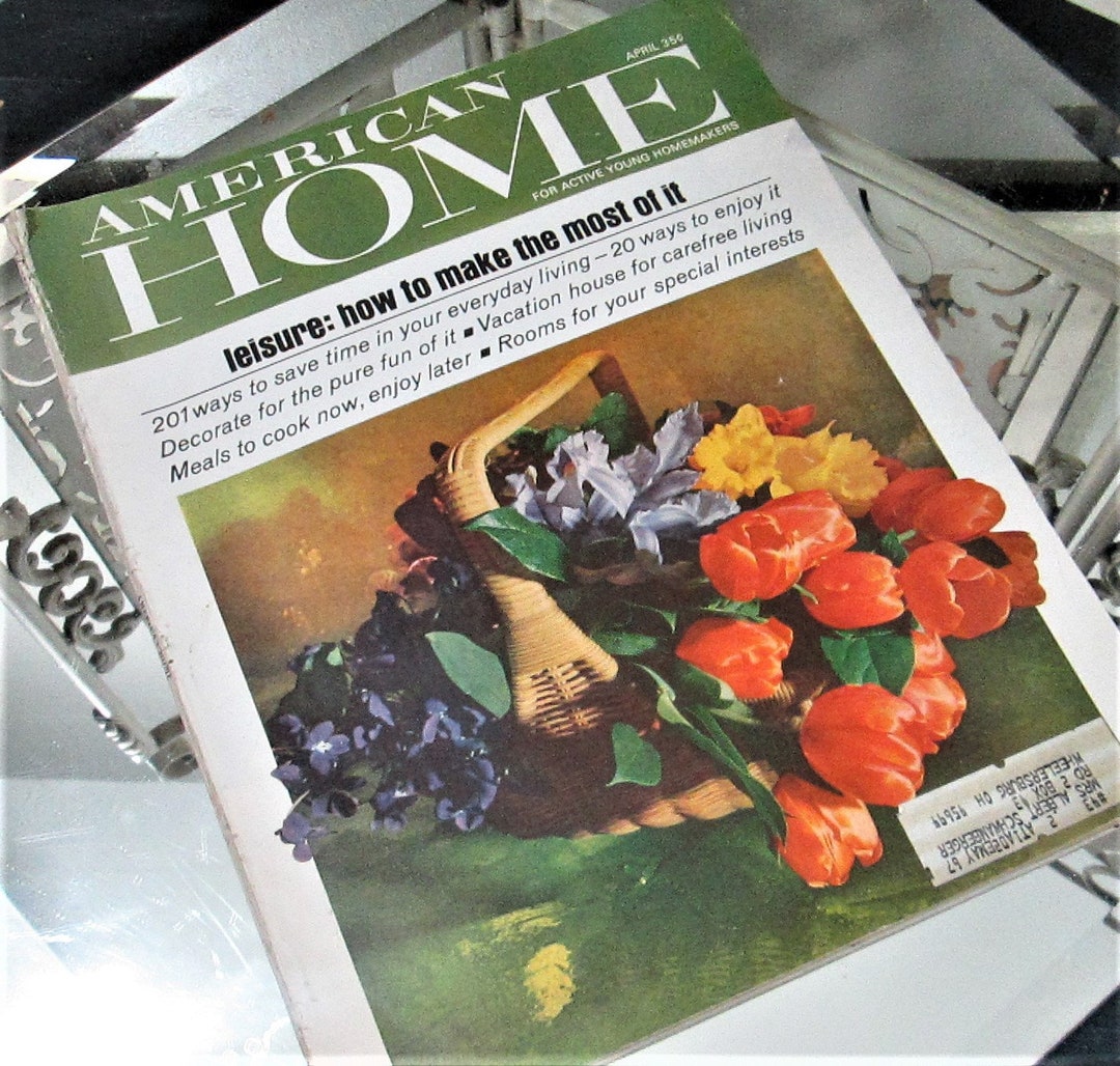 Vintage American Home Magazine April 1967 - Etsy