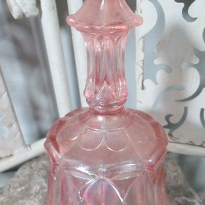 Vintage Fenton Glass Pink Bell - Etsy