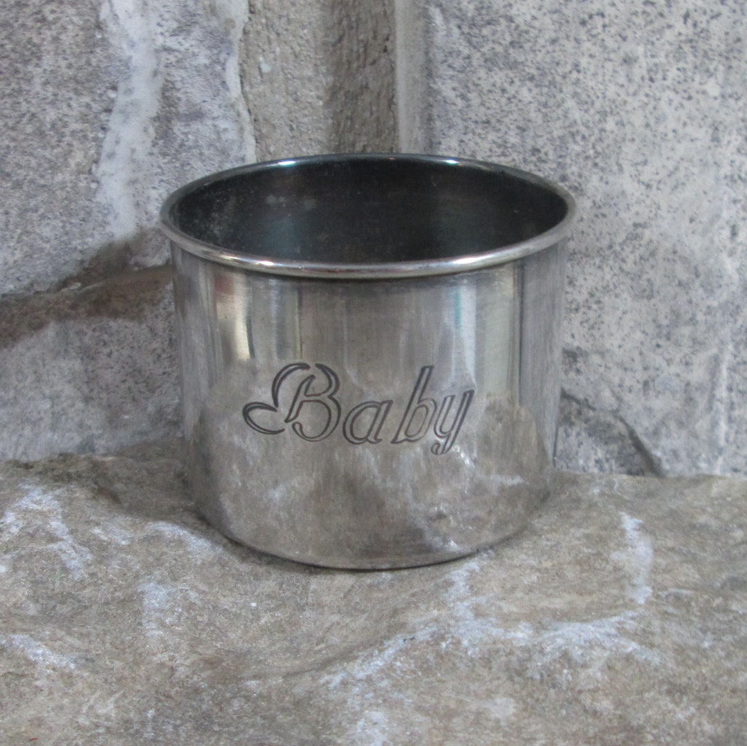 Vintage Oneida Communidty Tudor Plate Baby Cup - Etsy