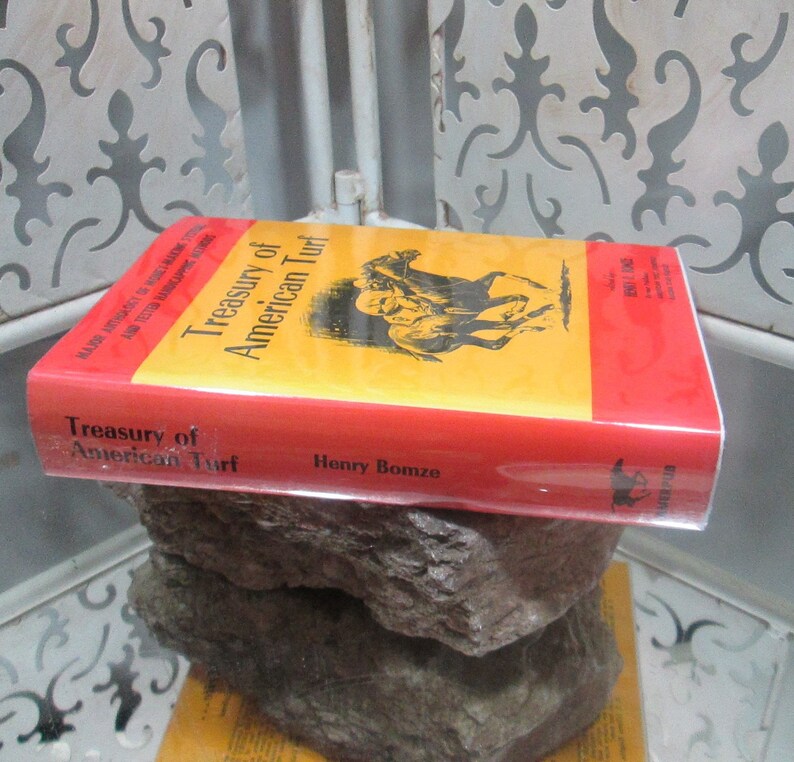 Vintage Book Treasury of American Turf by Henry Bomze, 1975 - Etsy