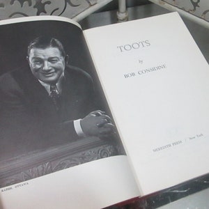 Vintage Book Toots by Bob Considine, 1969 - Etsy