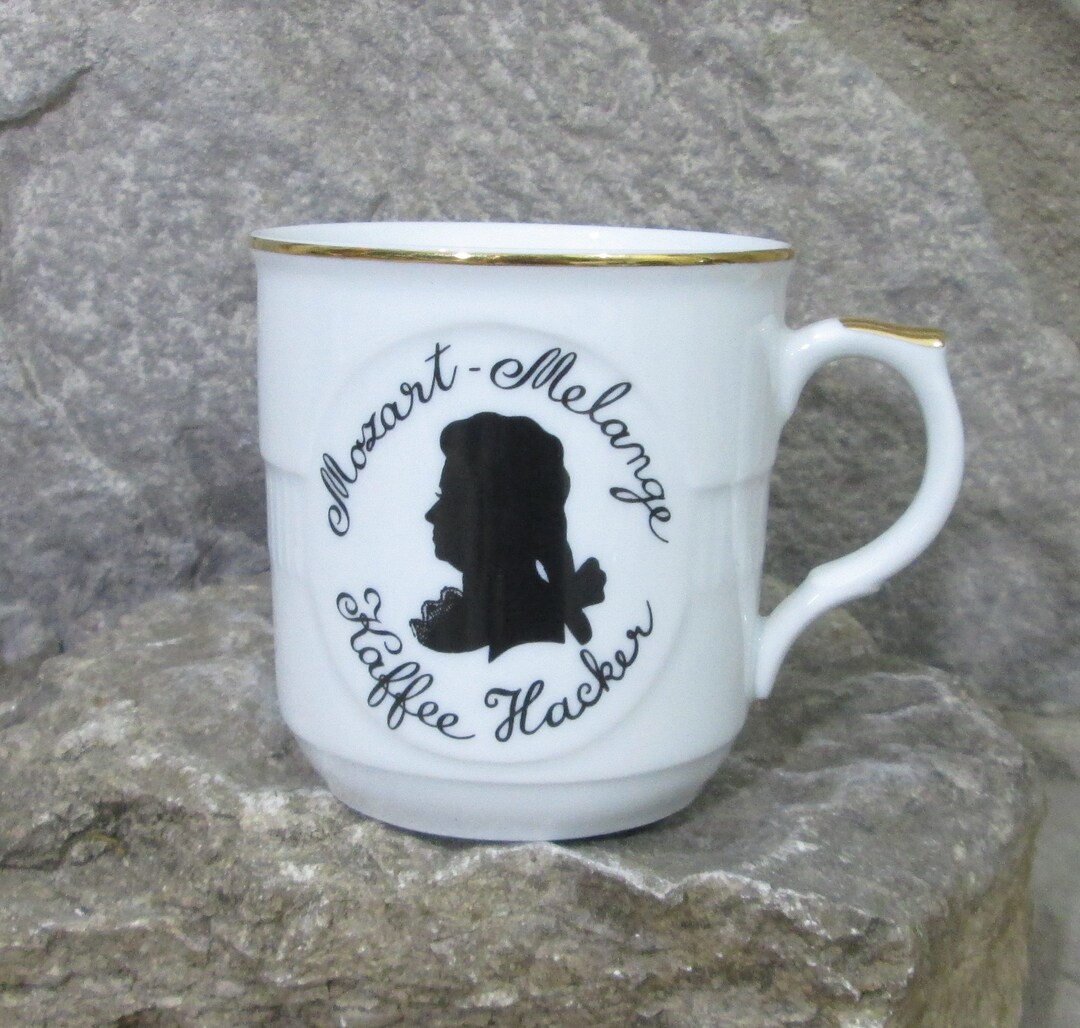 Vintage Mozart-melange Kaffee Hacker Rattenburg Coffee Cup - Etsy