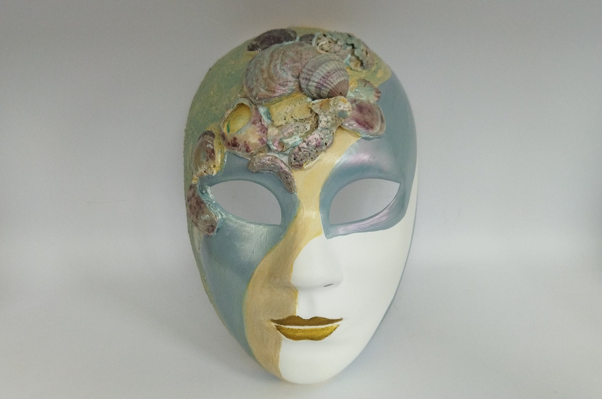 Nautical Costume Mask Women's Mermaid Photography Prop Colorful Fantasy ...