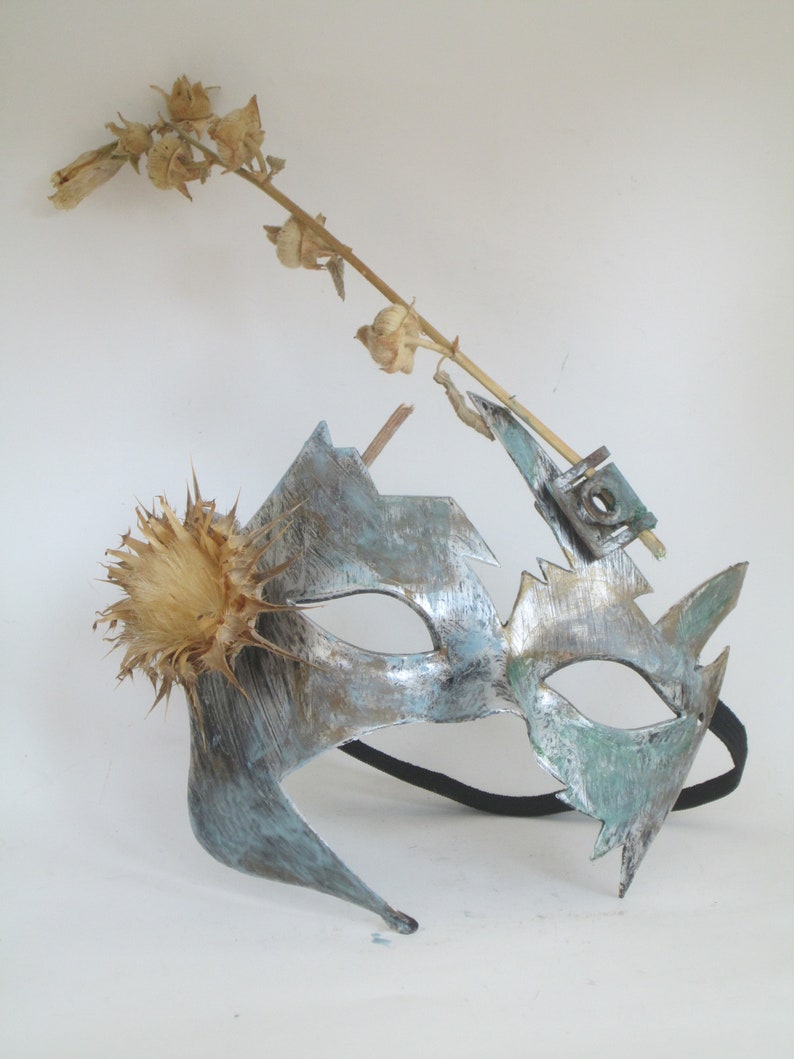 Masquerade Mask on Sale Nature Druid Steampunk Rust Unisex - Etsy