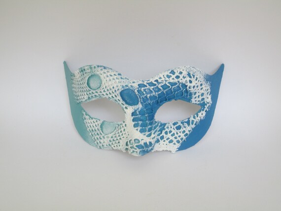 Half Face Mask Designs Blue