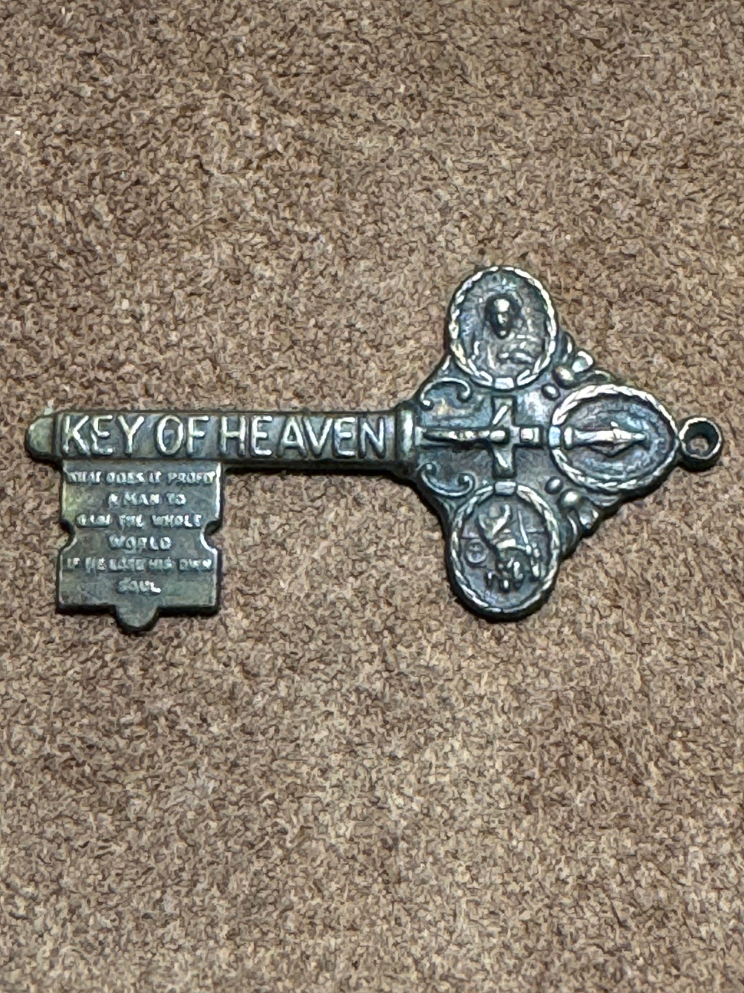 Vintage Key to Heaven Pendant - Etsy