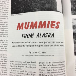 Natural History Museum Magazine Alaska Mummies Squid Zanzibar | Etsy