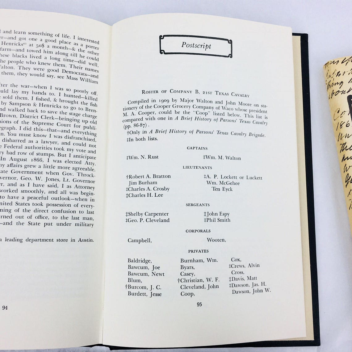 An Epitome of My Life / Major Buck Walton / 21st Texas Cavalry - Etsy