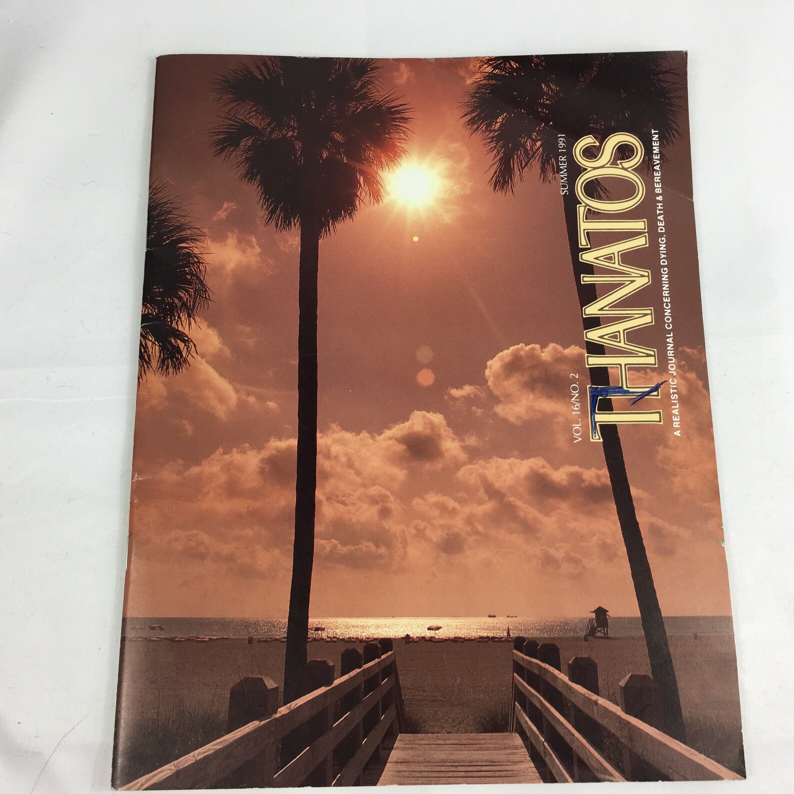 Death Grief Dying AIDS Survivor Grief Magazine Thanatos Volume 16 No 2 ...