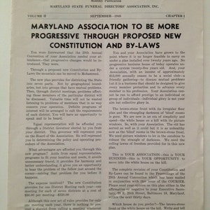 Death Ephemera, Maryland Courier, September 1948 - Etsy