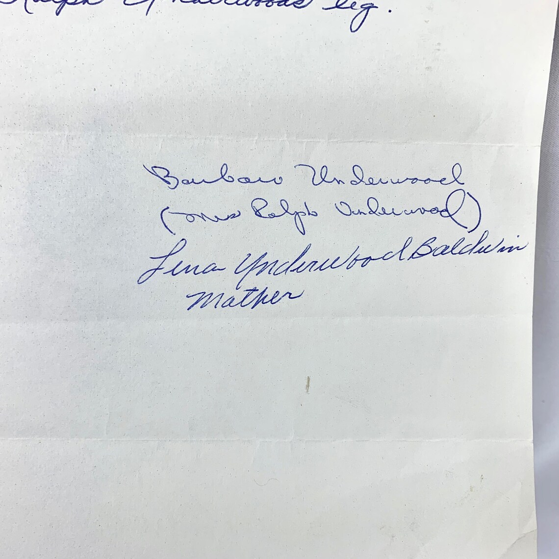 Rare Body Part Burial Permission Letter Hadley Memorial Washington DC ...