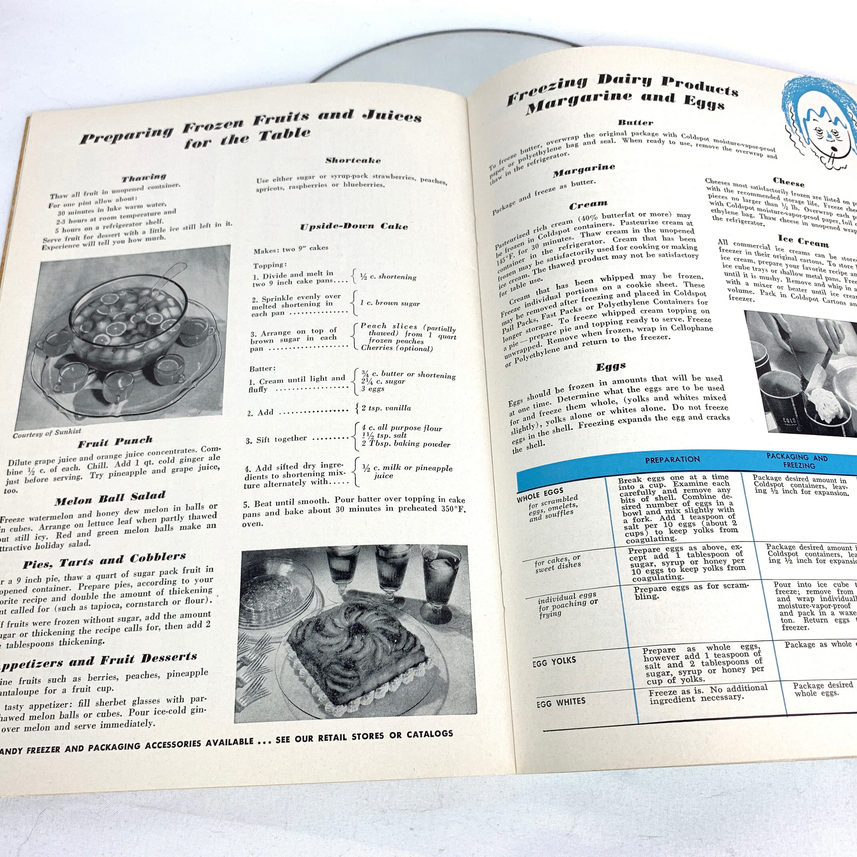 How to Prepare Foods for Freezing Vintage Recipe Book - Etsy