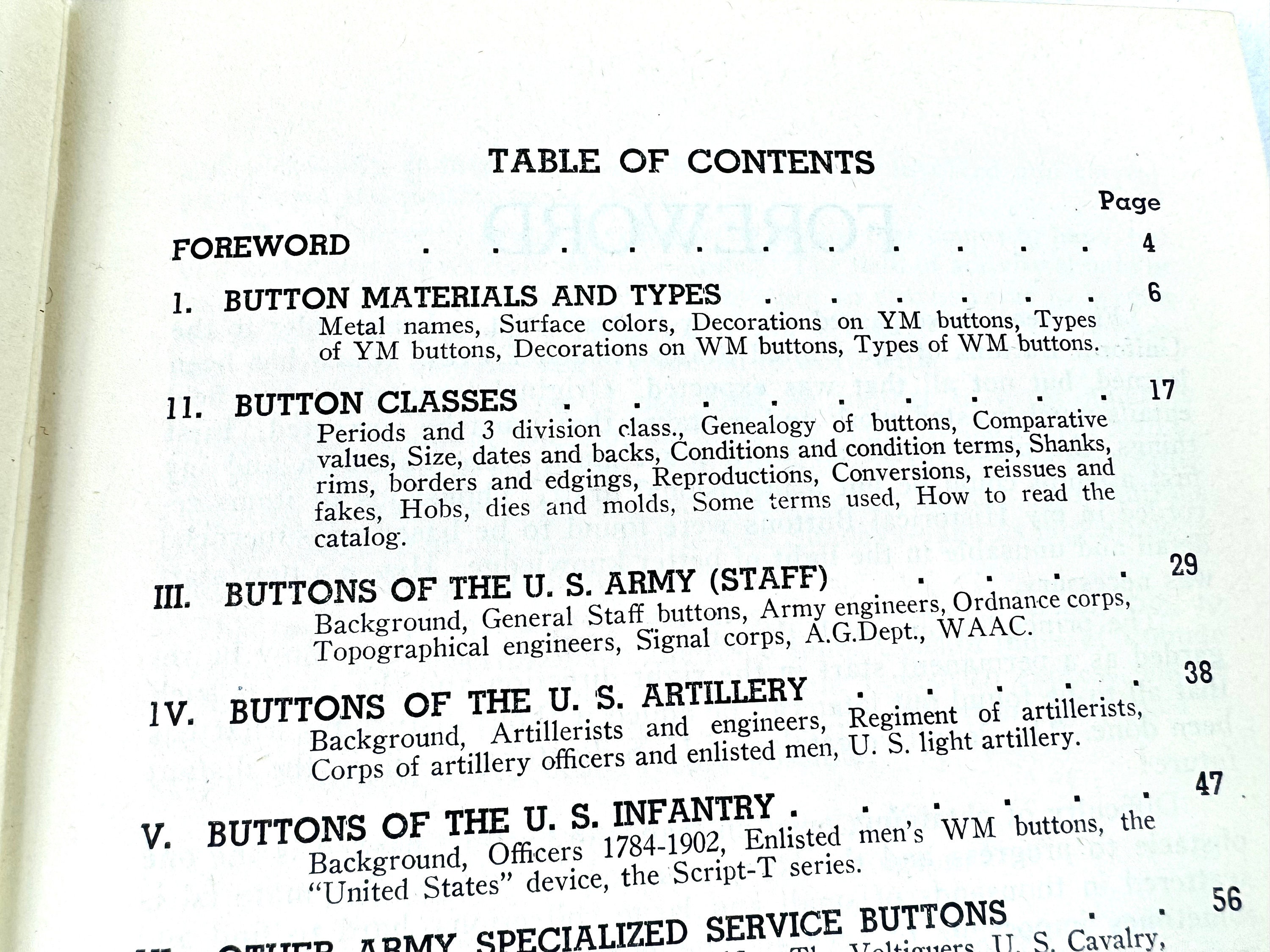 Uniform Buttons, American Armed Forces, 1784-1948, Johnson, Vol. I - Etsy