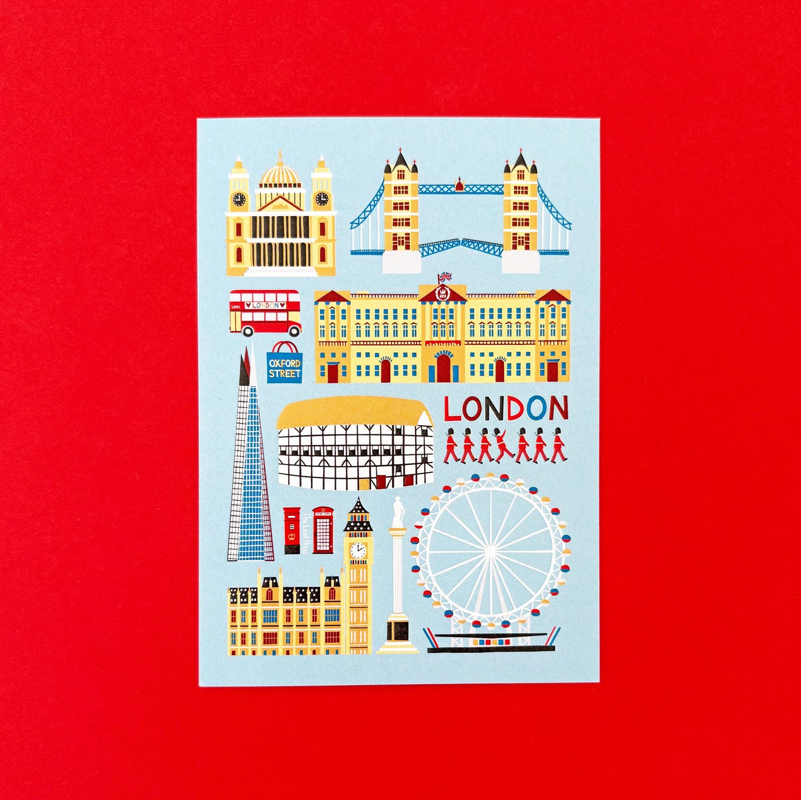London Postcards - Set of Six - London Themed Stationery Gift - Etsy