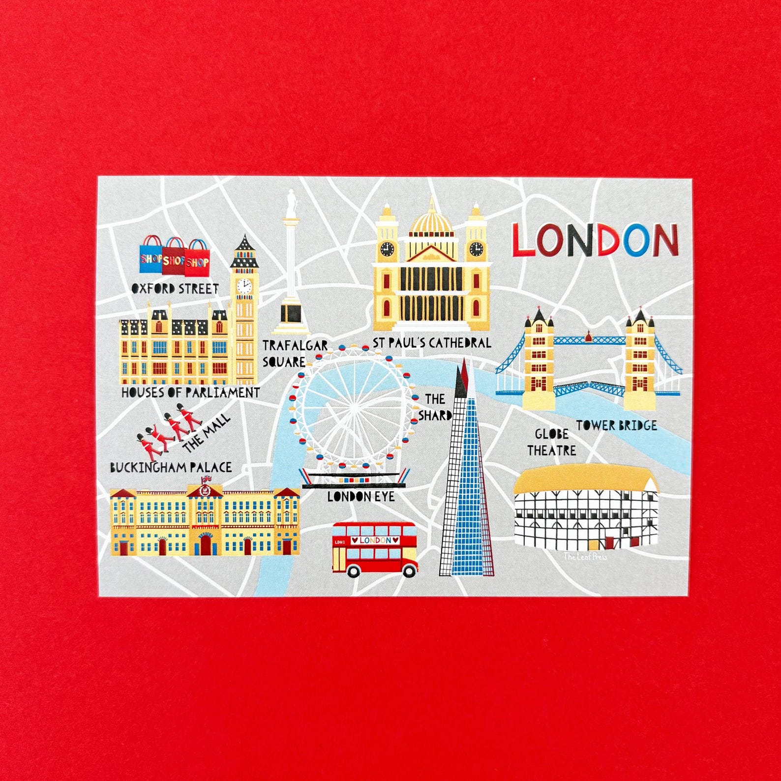 London Postcards - Set of Six - London Themed Stationery Gift - Etsy