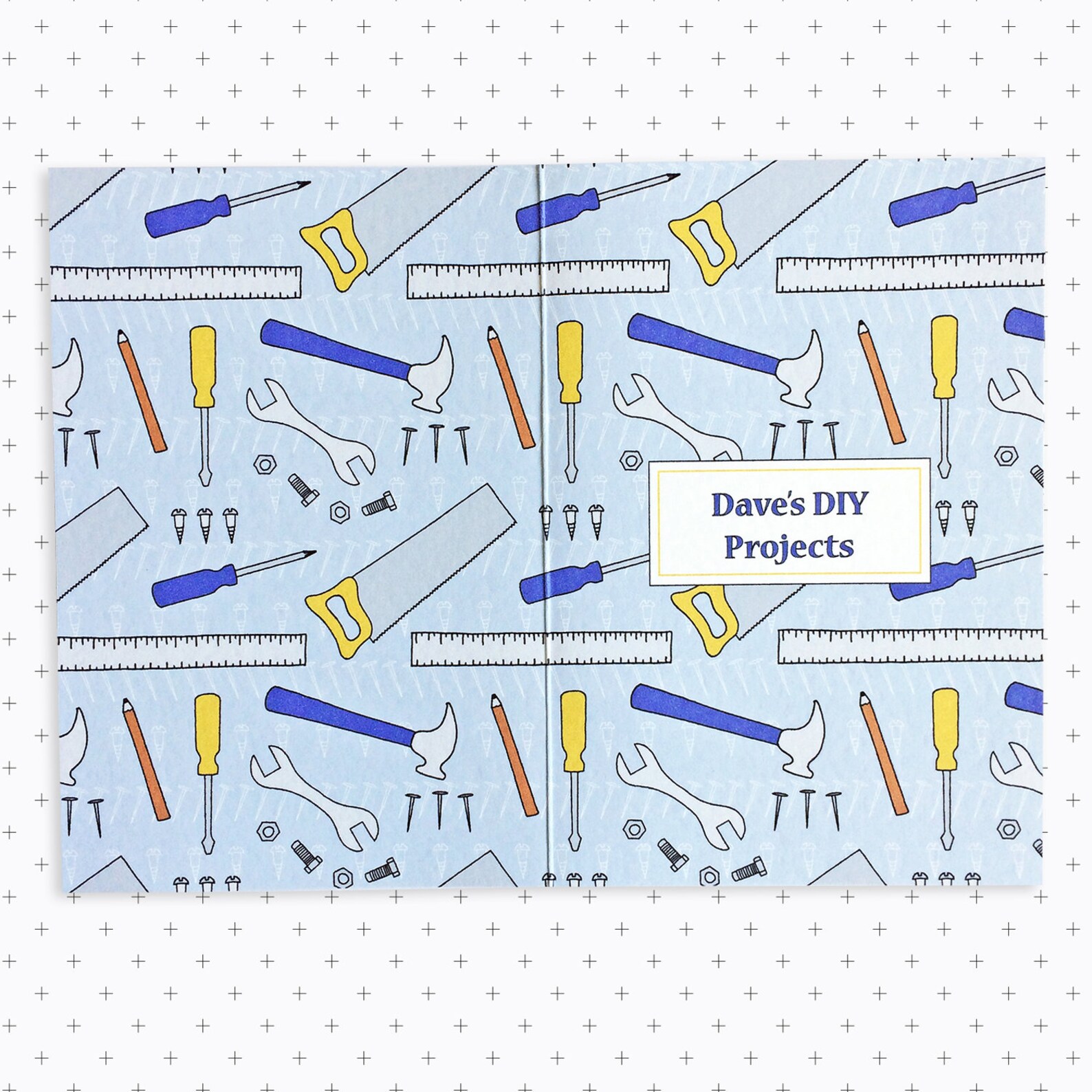 DIY Notebook - Personalised Gift - Builder Gift - Carpenter Gift ...