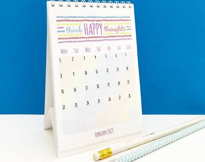 2021 Positive Quotes Desk Calendar - With Space to Write Events ...