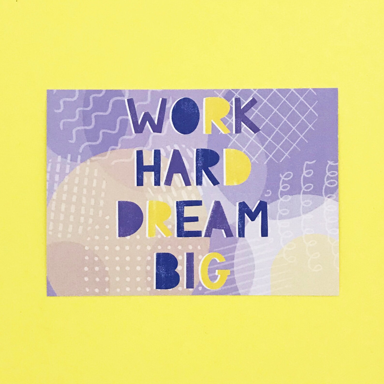 Happy Postcards Set of Six Each Featuring a Hand Decorated - Etsy UK