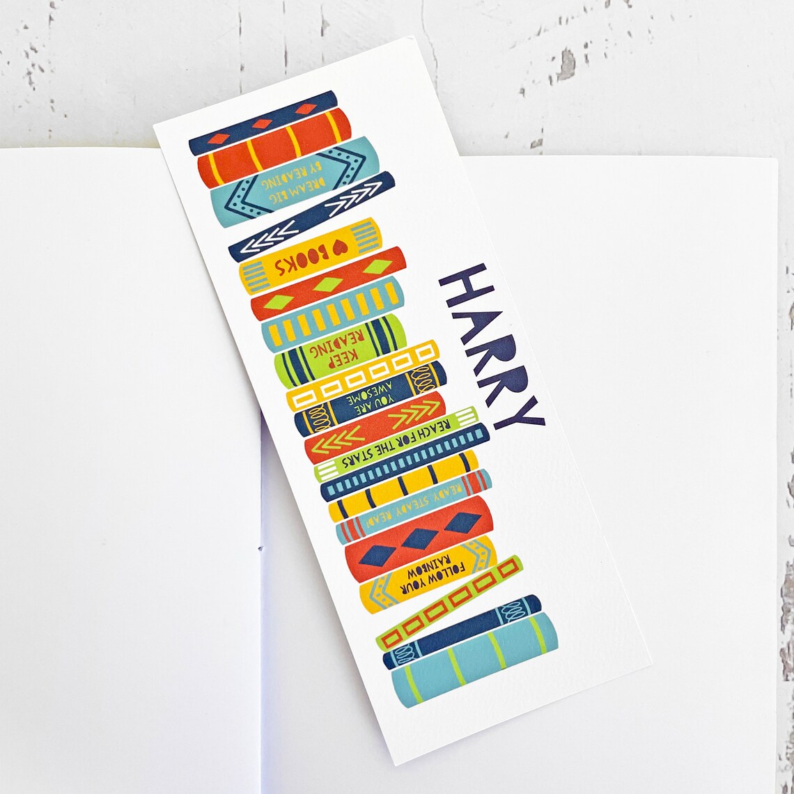 Personalised School Bookmarks | Class Set | Teacher Gift | End of Term ...