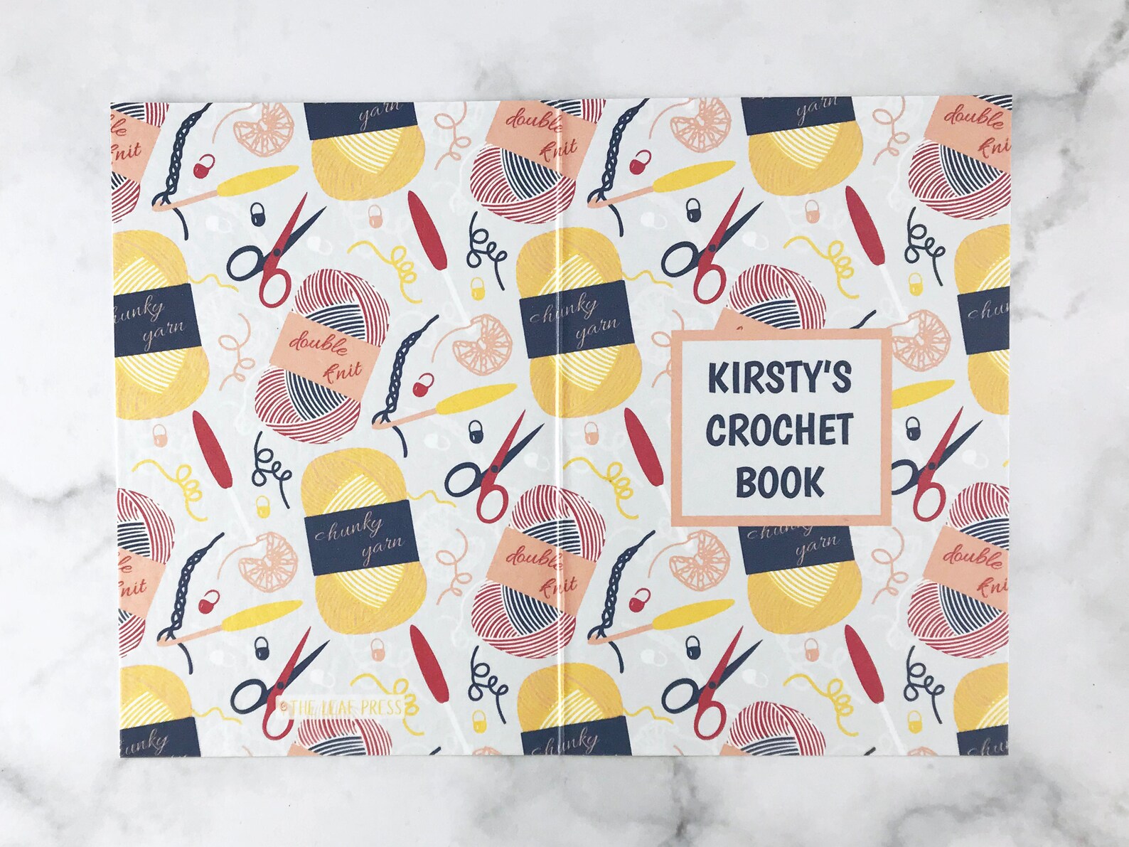 Personalised Crochet Notebook Crochet Themed Gift | Etsy