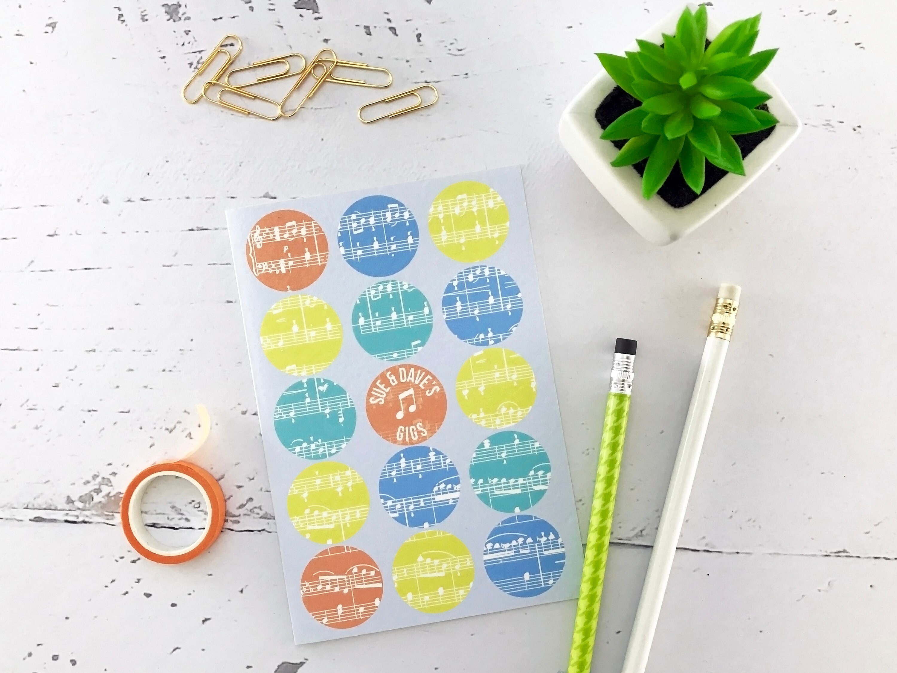 Music Design Personalised Notepad Music Notebook - Etsy UK