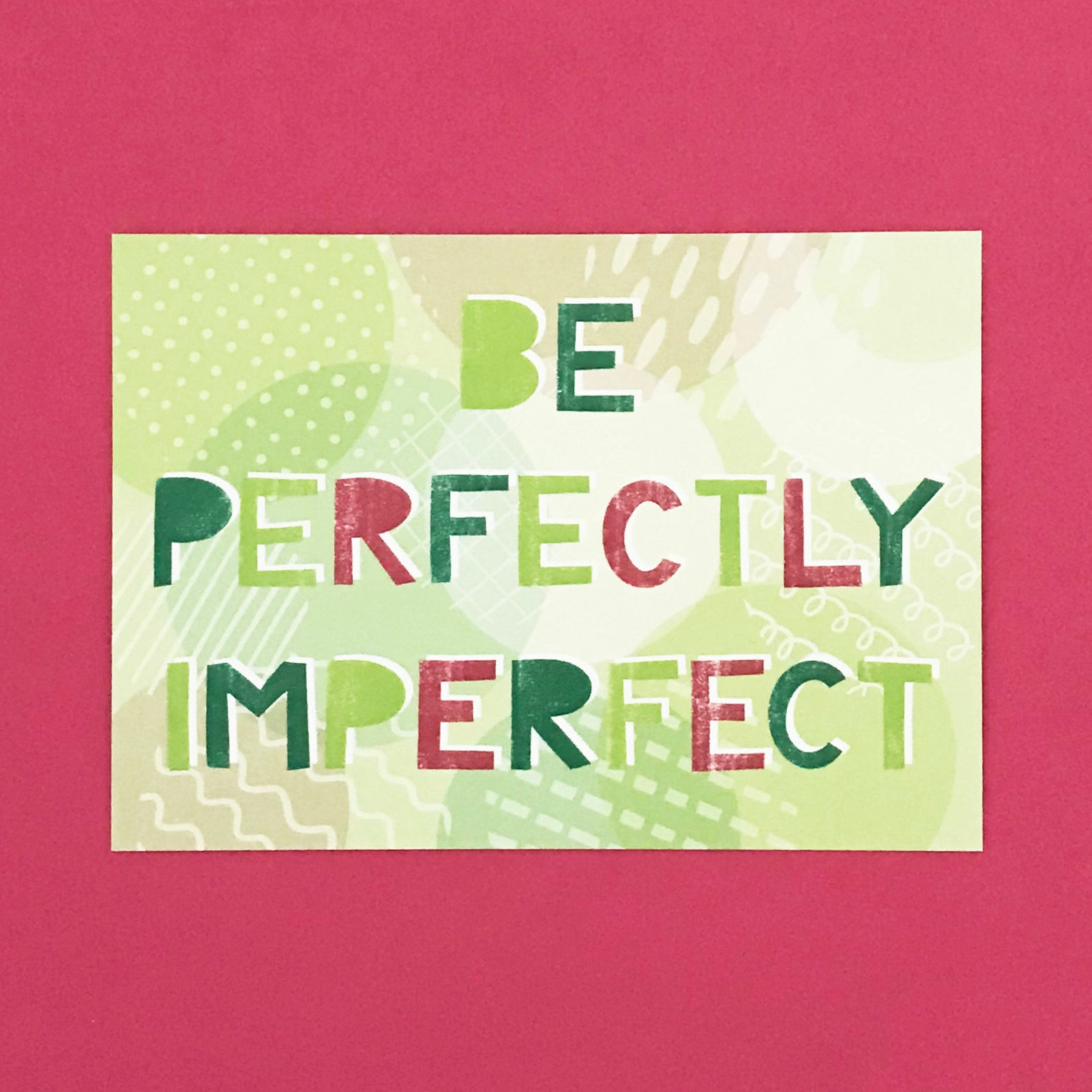 Happy Postcards Set of Six Each Featuring a Hand Decorated - Etsy UK