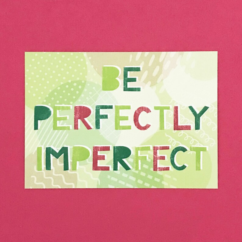 Happy Postcards Set of Six Each Featuring a Hand Decorated | Etsy