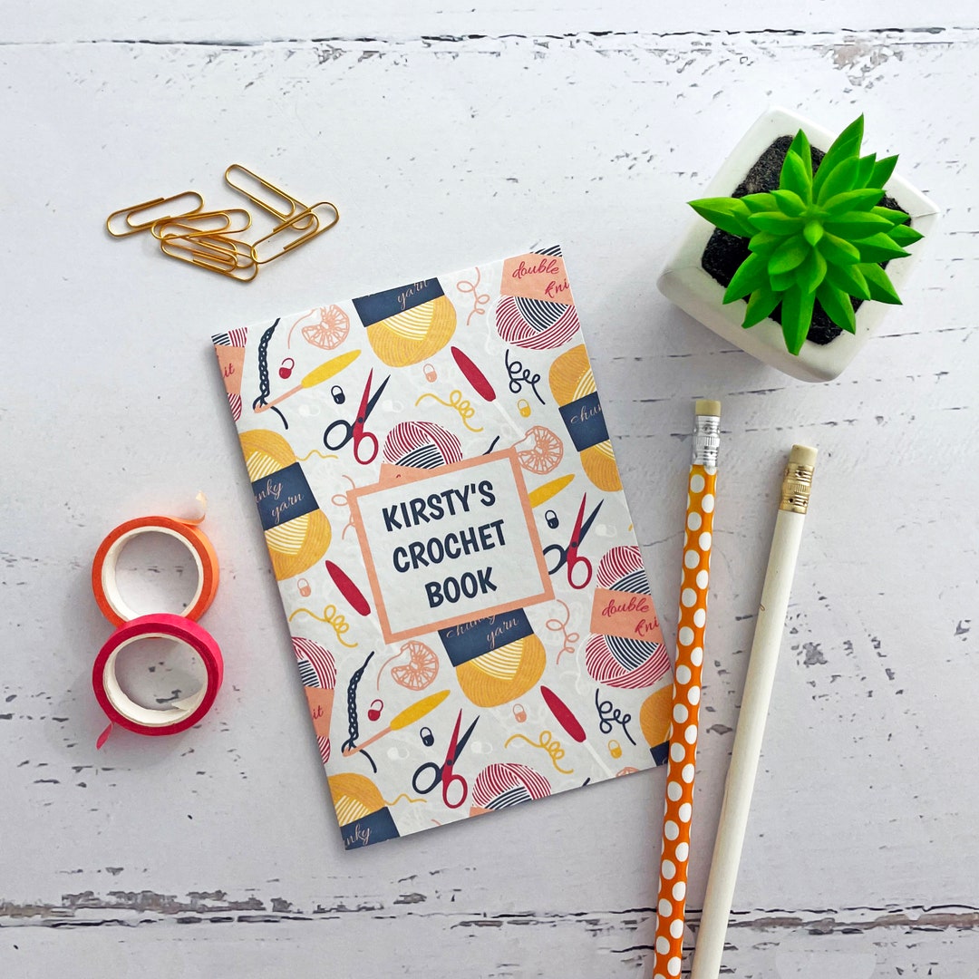 Personalised Crochet Notebook - Crochet Themed Gift - Etsy