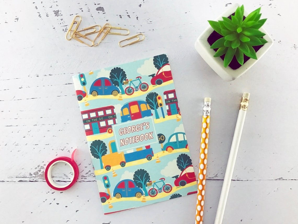 Personalised Cars and Vehicles Design Pocket Notebook or - Etsy UK