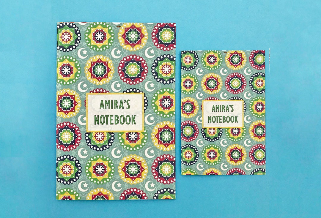 Eid Mubarak Personalised Notebook - Happy Eid Notepad Gift - Etsy