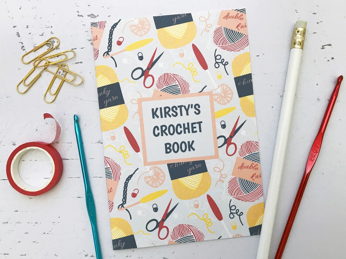 Personalised Crochet Notebook Crochet Themed Gift | Etsy