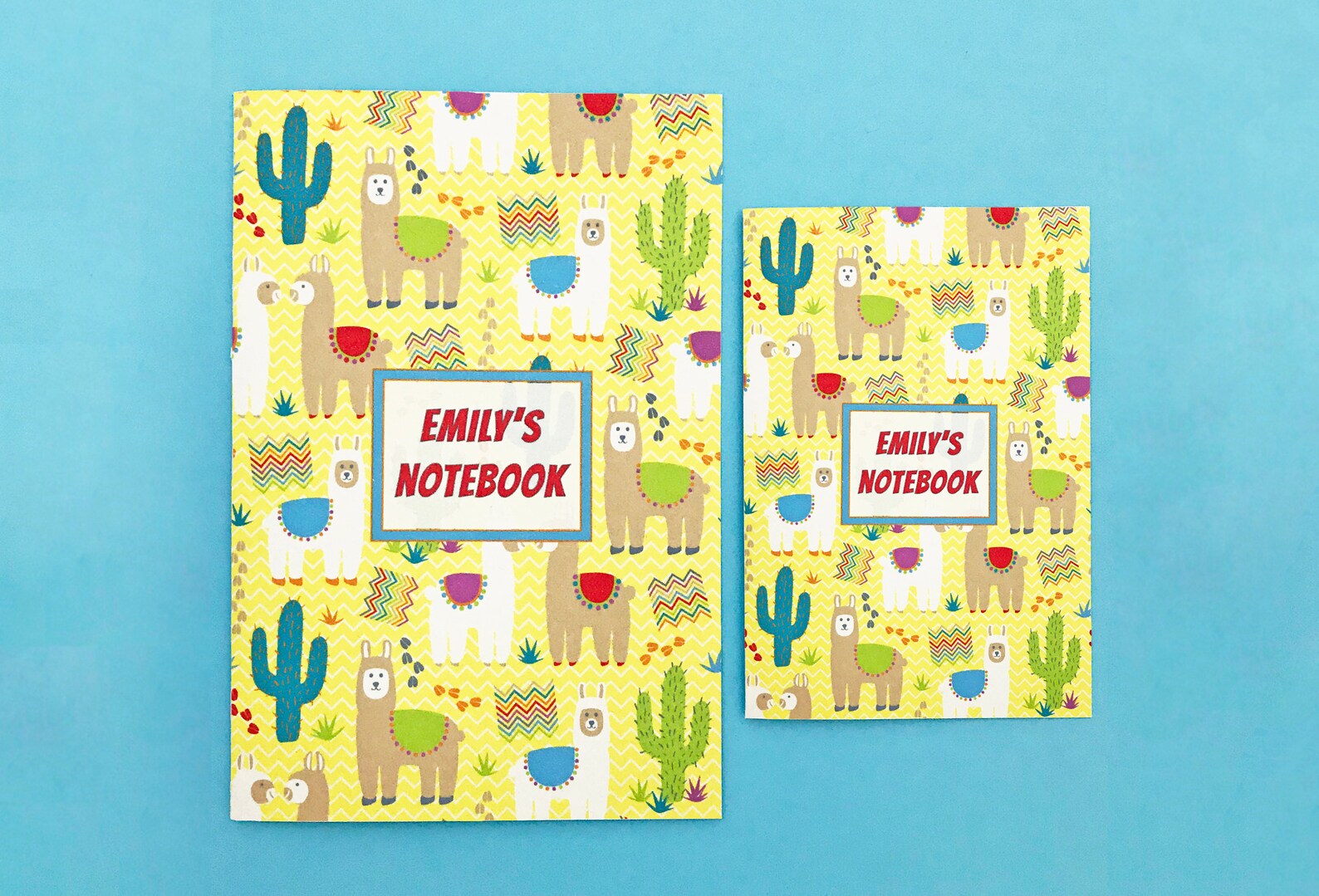 Personalised Llamas Design Notebook Stationery for Children | Etsy