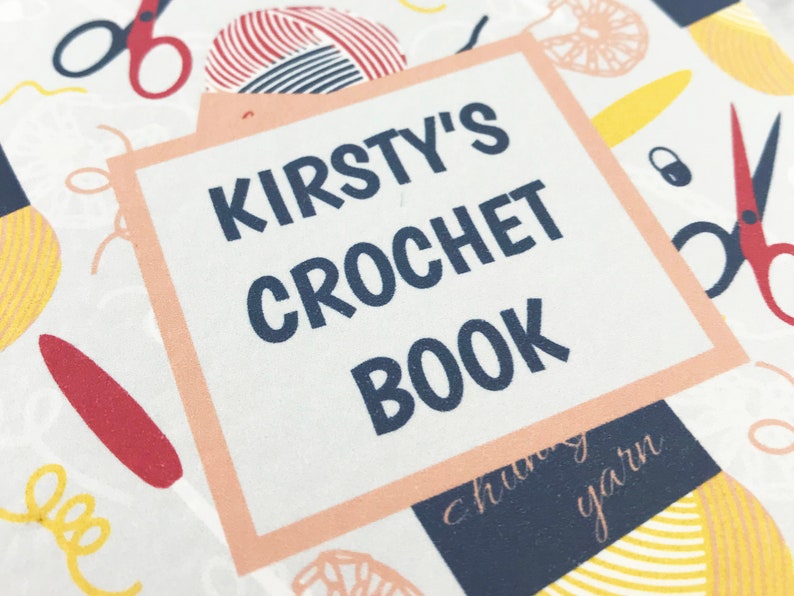Personalised Crochet Notebook Crochet Themed Gift - Etsy