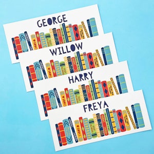 School Class Bookmarks - Gift From Teacher - Personalised - Books ...