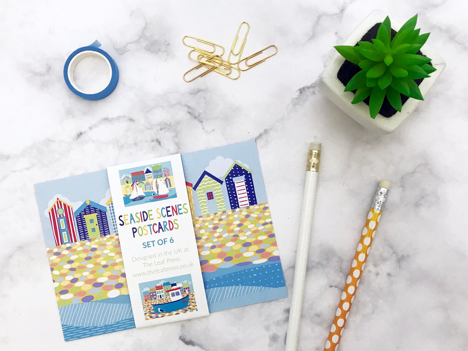 Seaside Scenes Postcards Set of Six Holiday or Beach - Etsy UK