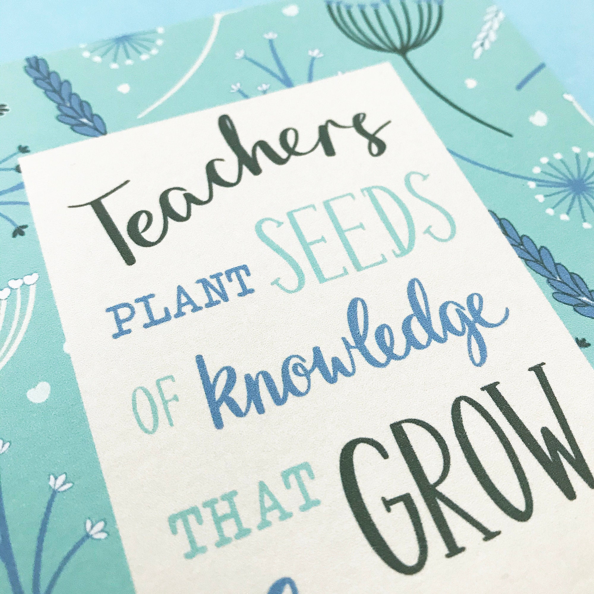 Personalised Teacher Gift Notebook With Teaching Quote Good - Etsy UK