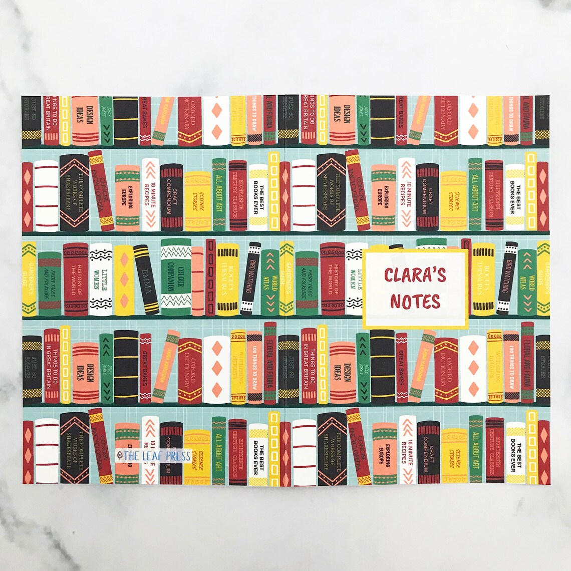 Personalised Books Design Notebook Book Lover or Book Themed - Etsy UK
