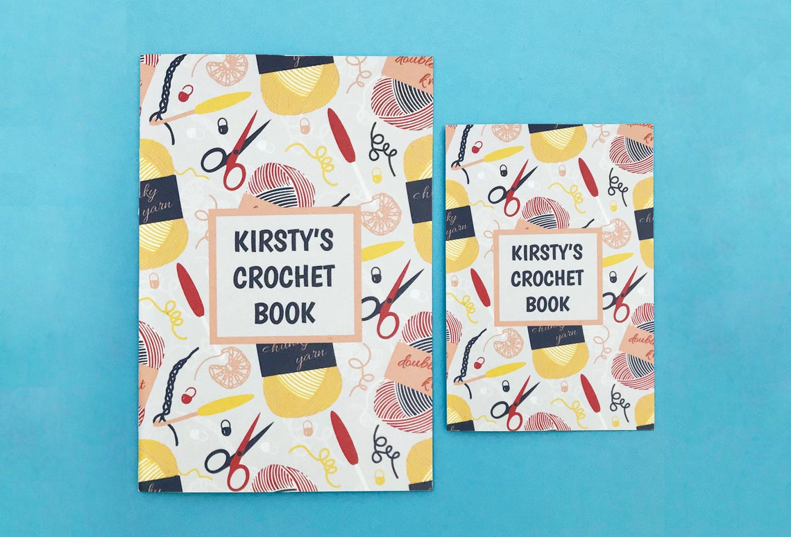 Personalised Crochet Notebook Crochet Themed Gift | Etsy