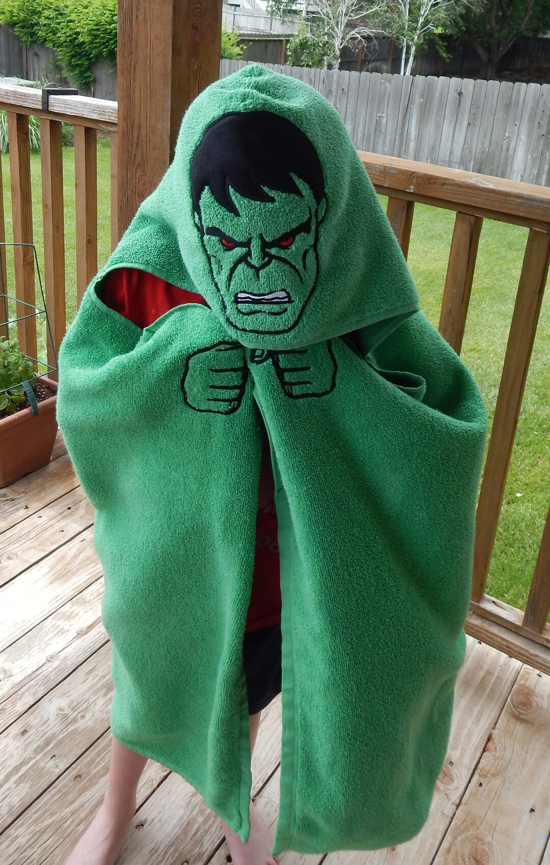 Kids Hulk Hooded Towel - Free Personalization - Etsy