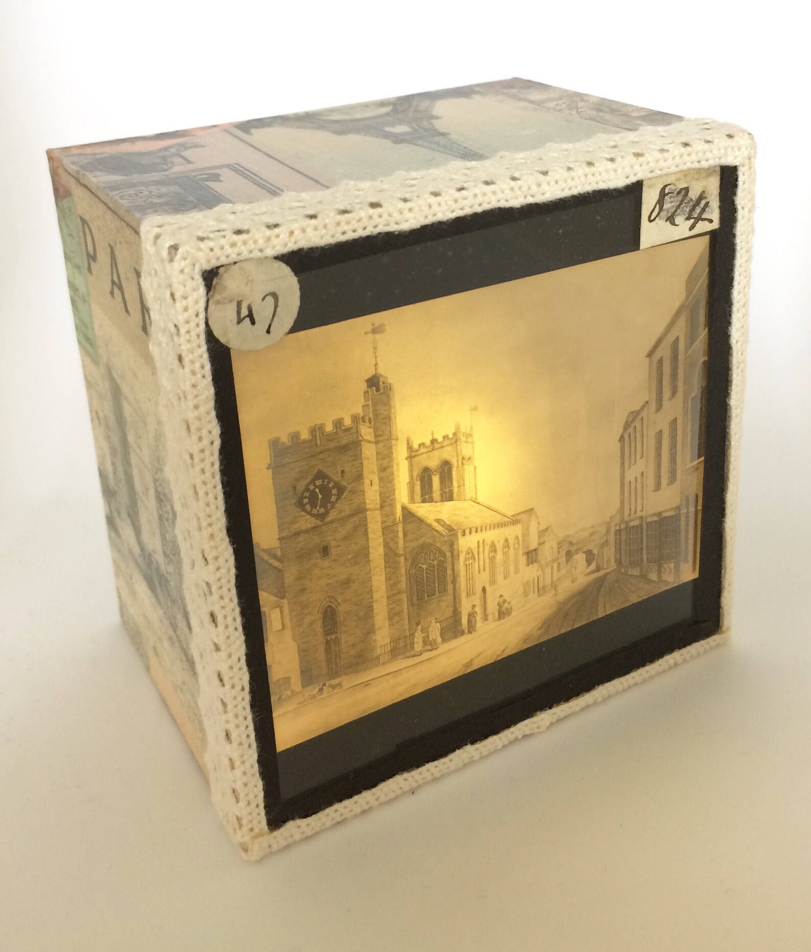 Magic Lantern Slide Light Box/ Street Scene/ Ornament/ Decoration - Etsy