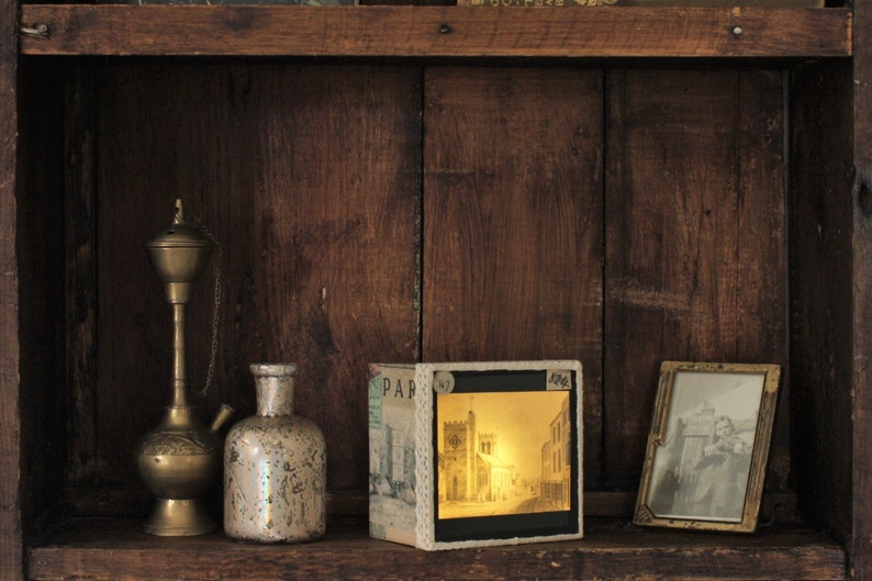 Magic Lantern Slide Light Box/ Street Scene/ Ornament/ Decoration - Etsy