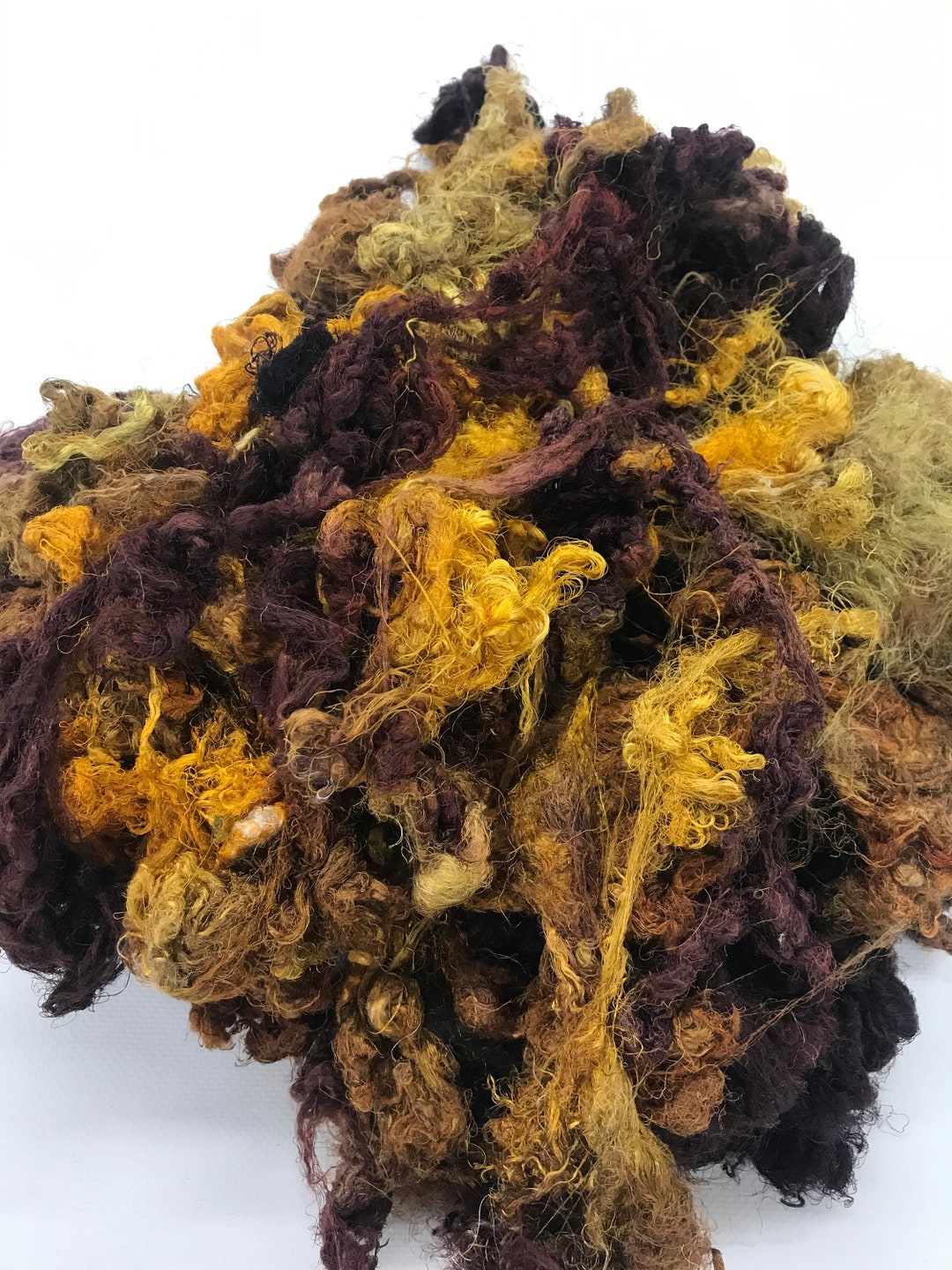 Hand Dyed Silk Mulberry Throwster Fiber for Felting, Spinning, Weaving ...